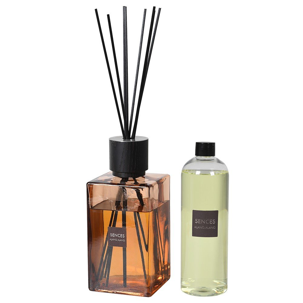 Elodie Alang Alang Extra Large Amber Diffuser & Refill Set (2200ml + 5 – Avoir Interiors