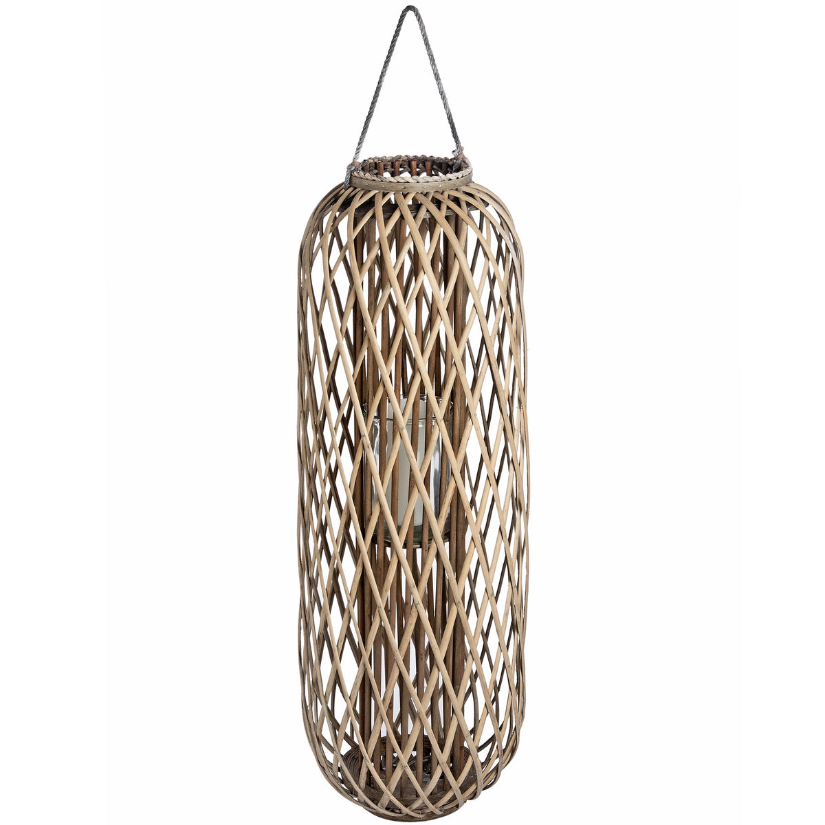 Renee Huge Standing Wicker Lantern – Avoir Interiors