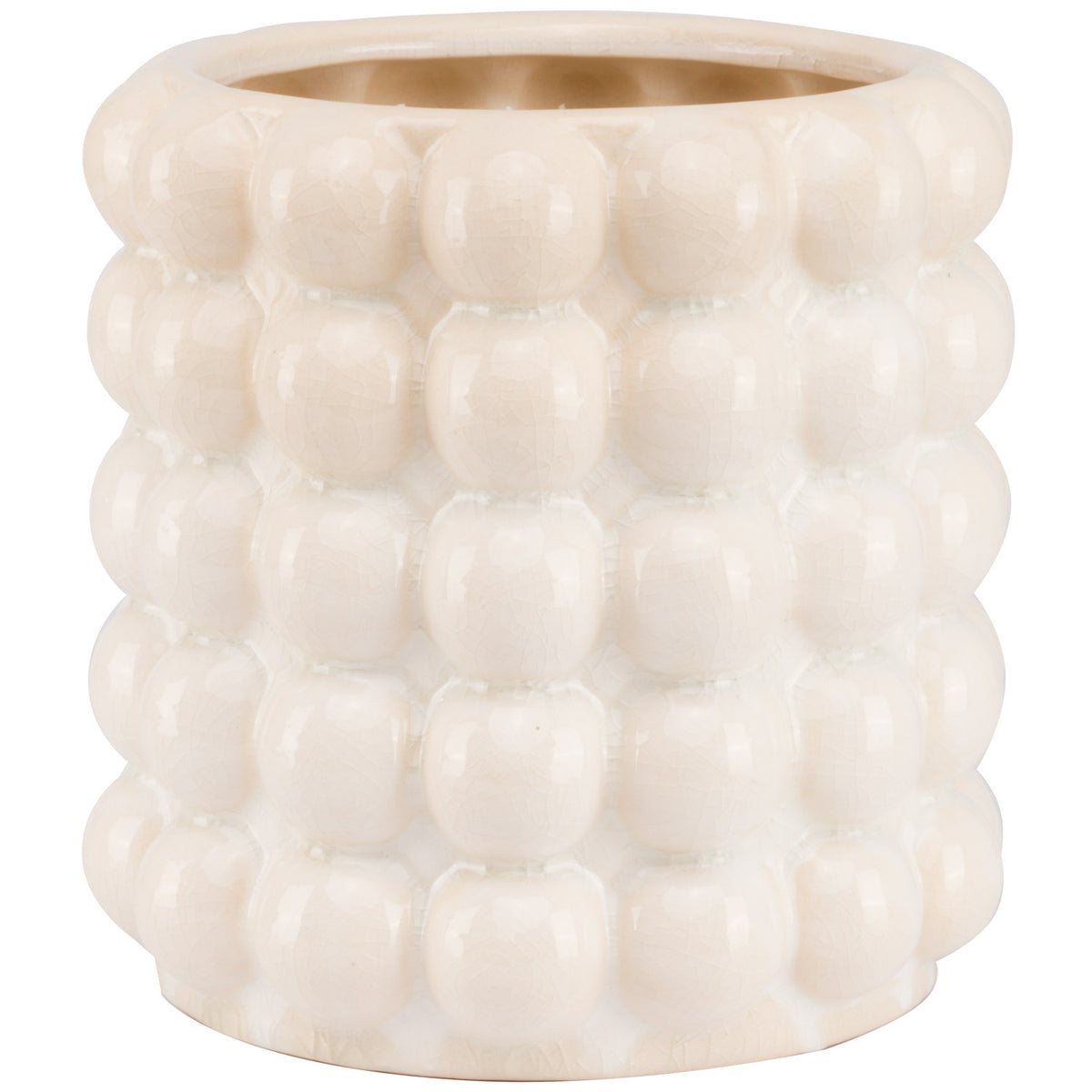 Gabrielle Collection Large Cream Bubble Planter – Avoir Interiors