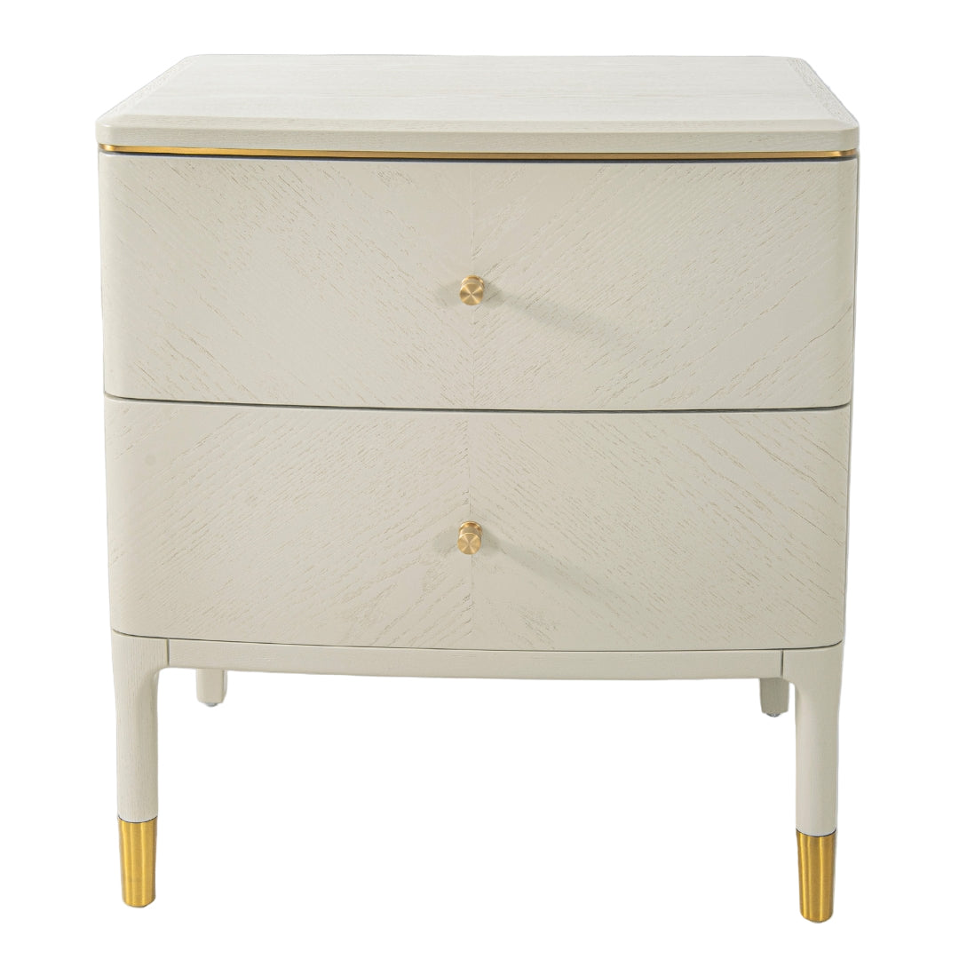 Marlow Off White Side Table – Avoir Interiors