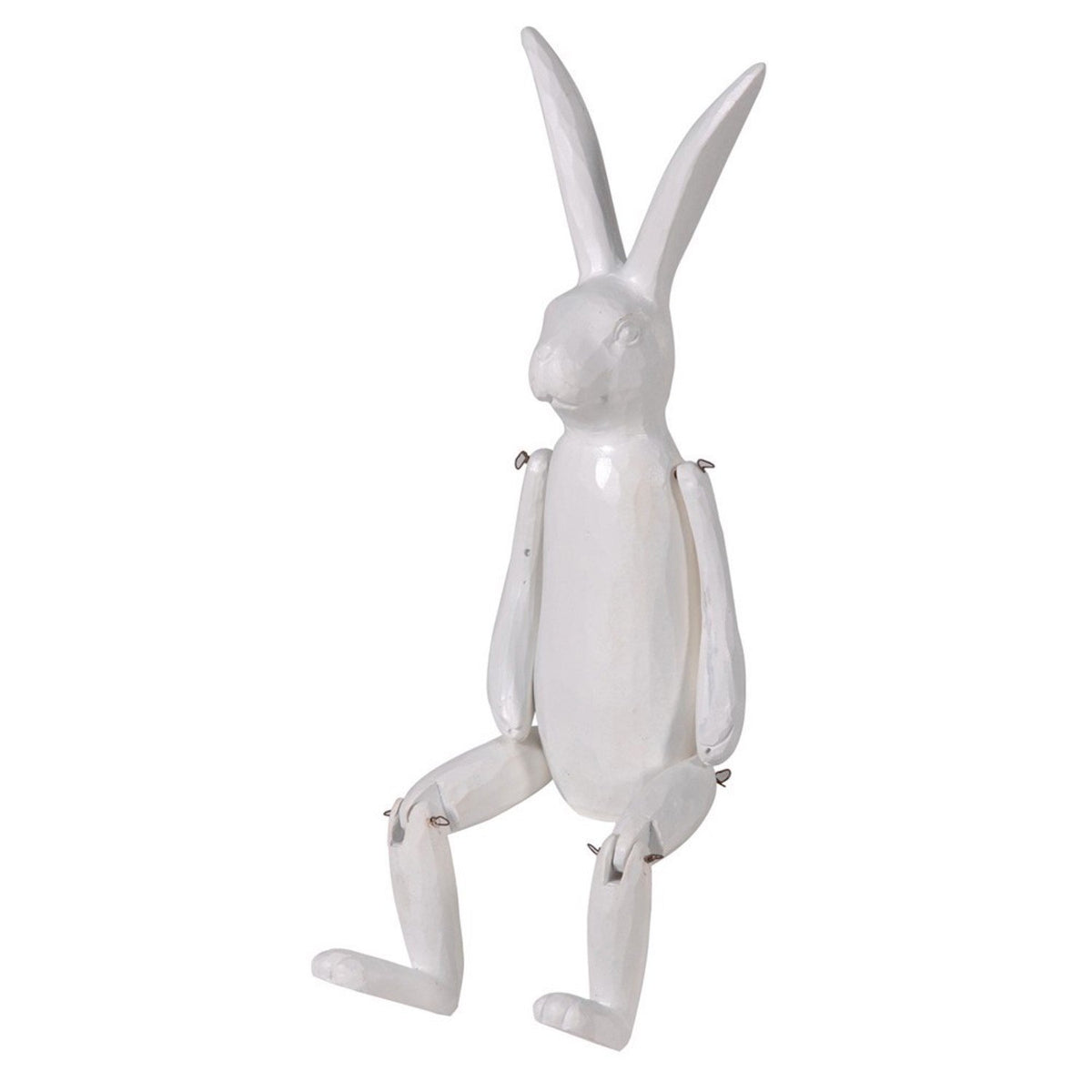 Ricardo - White Wooden Effect Rabbit – Avoir Interiors